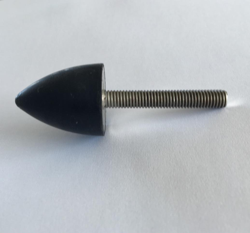 Stootbuffer-F-M-30x36-M8x50-RVS | Berkel Industrial